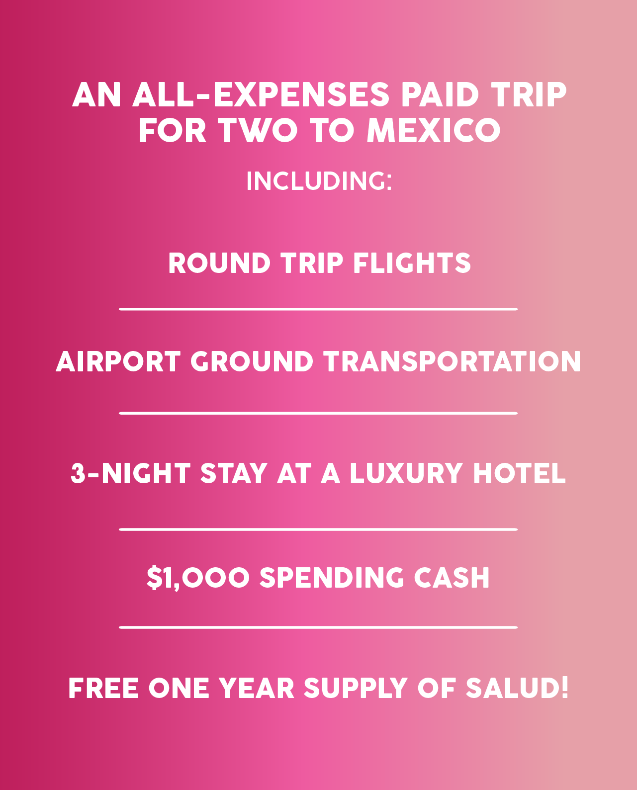 Taste Salud Mexico Giveaway