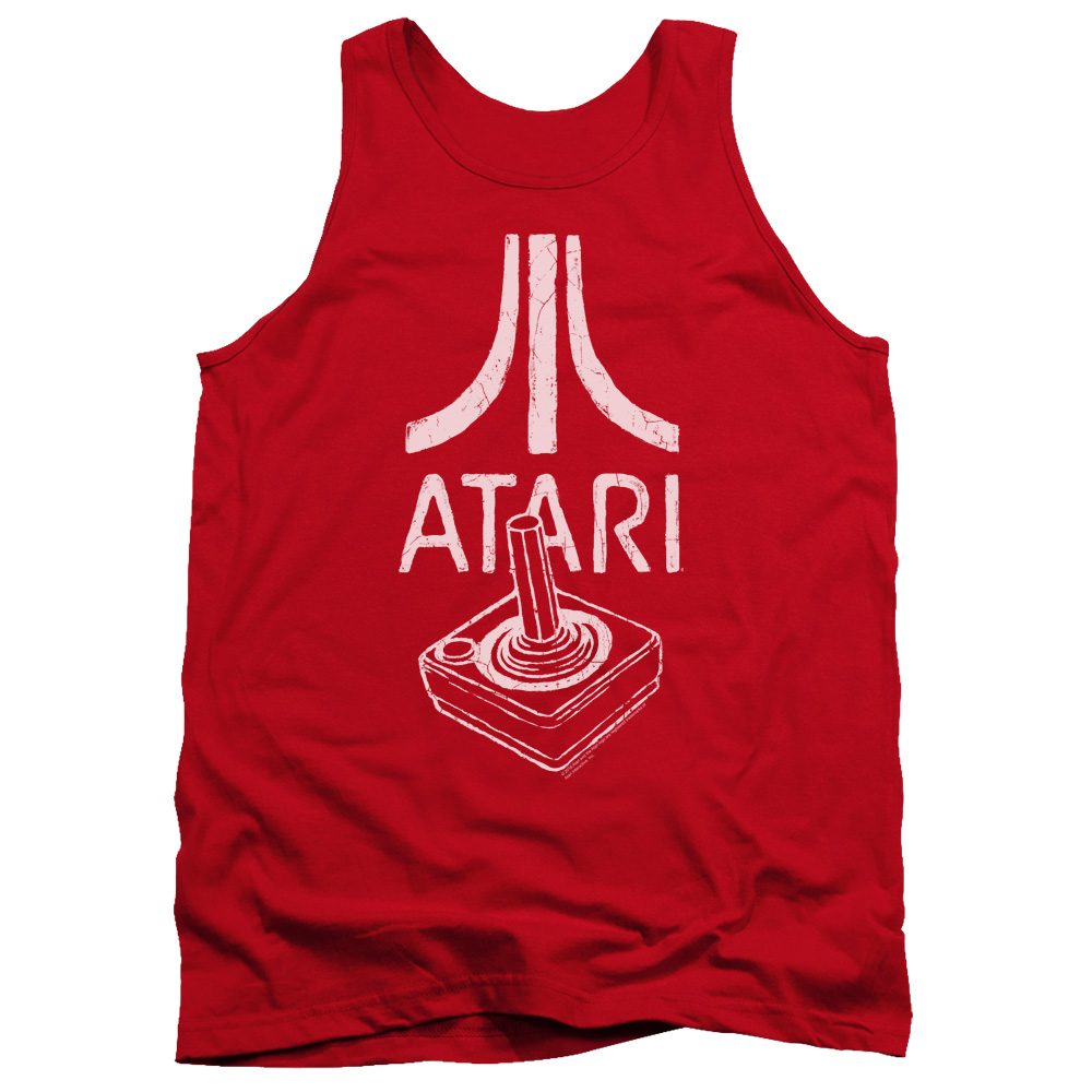 Atari Tanktop Joystick Controller Logo Red Tank | eBay