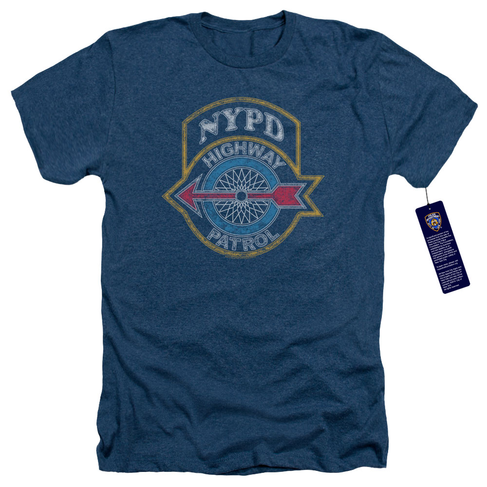 NYPD Charcoal T-Shirt Highway Patrol Navy Tee | eBay