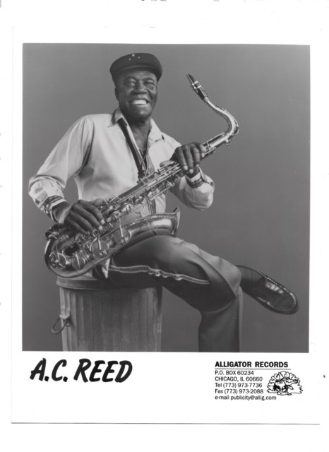 Publicity Photo of A.C. Reed - Alligator Records - Genuine Houserockin ...