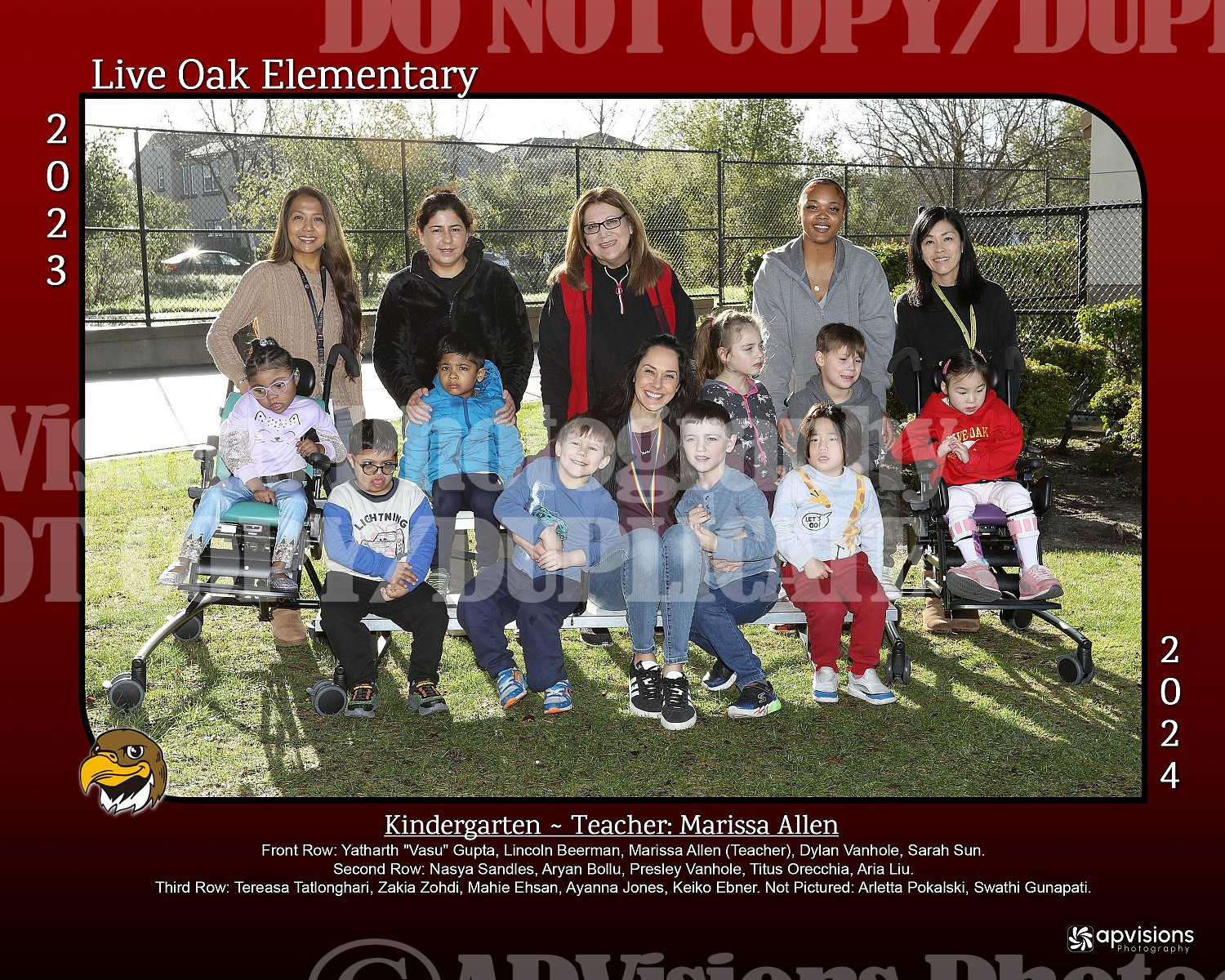 Live Oak Class Photos 2024 - Pre-Order - Preschool - APVisions Photography