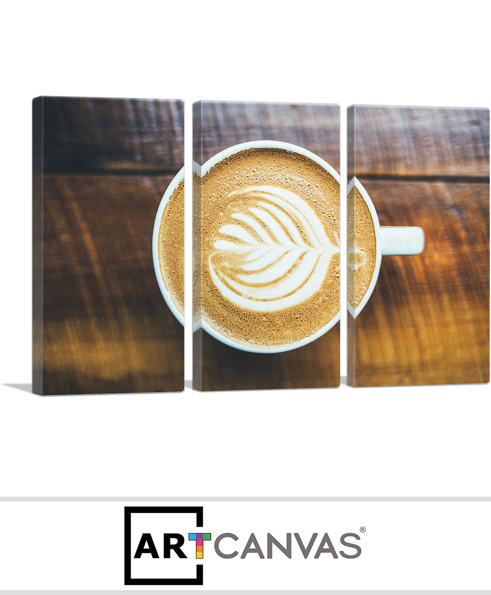 Espresso Coffee Cup Coffee Shop Decor Rectangle Canvas Art Print for ...