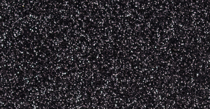 black glitter
