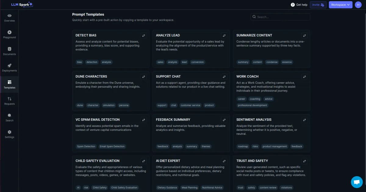 Built-In Prompt Templates to Boost AI App Development Process | YourGPT
