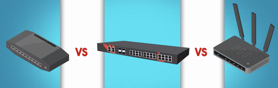 Differences Between A Hub, Switch, & Router | Blog | Antaira