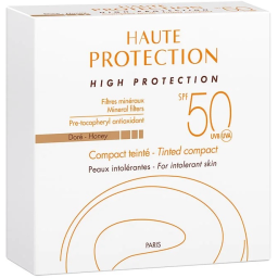 Protector Solar Polvo Compacto FPS 50+ Color Dorado