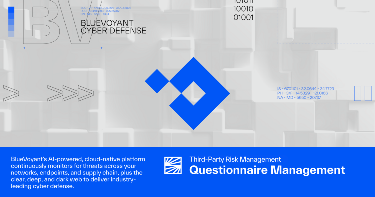 Questionnaire Management | BlueVoyant