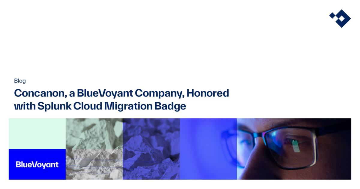 Concanon Honored with Splunk Cloud Migration Badge | BlueVoyant