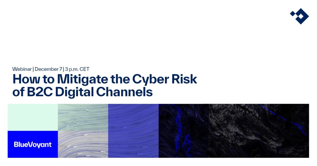 Mitigating the Cyber Risk of B2C Digital Channels | Webinar