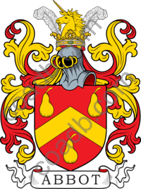Abbot Family Crest, Coat of Arms and Name History