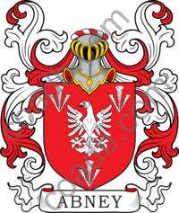 Abney Family Crest, Coat of Arms and Name History
