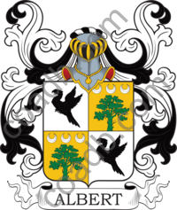 Albert Family Crest, Coat of Arms and Name History