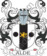 Alde Family Crest, Coat of Arms and Name History