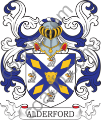 Alderford Family Crest, Coat of Arms and Name History