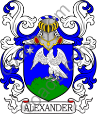 Alexander Family Crest, Coat of Arms and Name History
