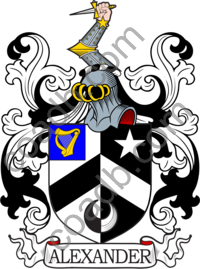 Alexander Family Crest, Coat of Arms and Name History