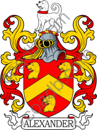 Alexander Family Crest, Coat of Arms and Name History