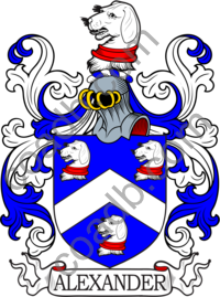 Alexander Family Crest, Coat of Arms and Name History