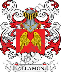 Allamon Family Crest, Coat of Arms and Name History