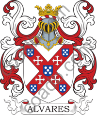 Alvarez Family Crest, Coat of Arms and Name History