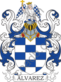 Alvarez Family Crest, Coat of Arms and Name History