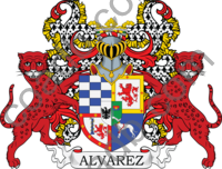 Alvarez Family Crest, Coat of Arms and Name History
