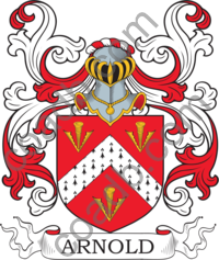Arnold Family Crest, Coat of Arms and Name History