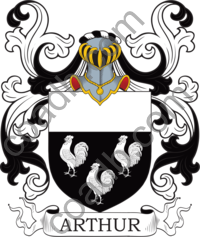 Arthur Family Crest, Coat of Arms and Name History