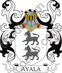 Ayala Family Crest, Coat of Arms and Name History