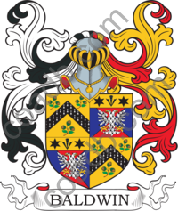 Baldwin Family Crest, Coat of Arms and Name History