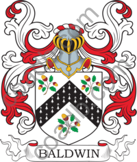 Baldwin Family Crest, Coat of Arms and Name History
