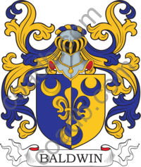 Baldwin Family Crest, Coat of Arms and Name History