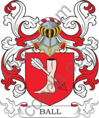 Ball Family Crest, Coat of Arms and Name History