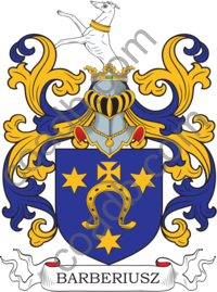 Barberiusz Family Crest, Coat of Arms and Name History