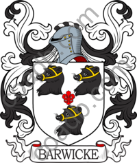 Barwick Family Crest, Coat of Arms and Name History