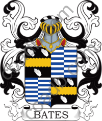 Bates Family Crest, Coat of Arms and Name History