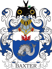 Baxter Family Crest, Coat of Arms and Name History