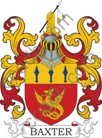 Baxter Family Crest, Coat of Arms and Name History