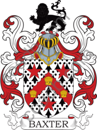 Baxter Family Crest, Coat of Arms and Name History