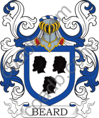 Beard Family Crest, Coat of Arms and Name History