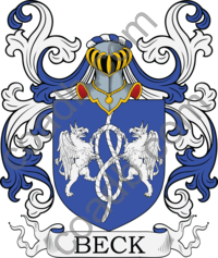 Beck Family Crest, Coat of Arms and Name History