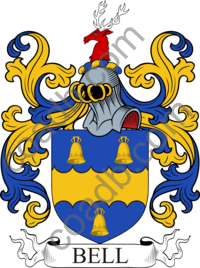 Bell Family Crest, Coat of Arms and Name History