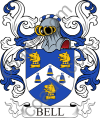 Bell Family Crest, Coat of Arms and Name History