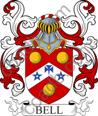 Bell Family Crest, Coat of Arms and Name History