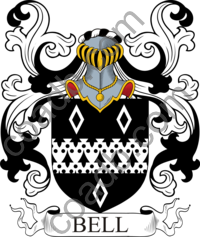 Bell Family Crest, Coat of Arms and Name History