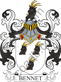 Bennett Family Crest, Coat of Arms and Name History