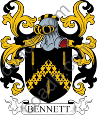 Bennett Family Crest, Coat of Arms and Name History
