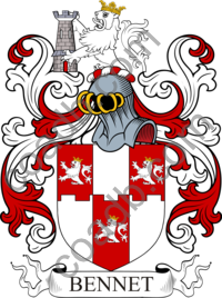 Bennett Family Crest, Coat of Arms and Name History