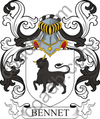 Bennett Family Crest, Coat of Arms and Name History