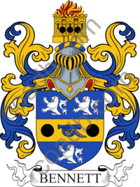 Bennett Family Crest, Coat of Arms and Name History